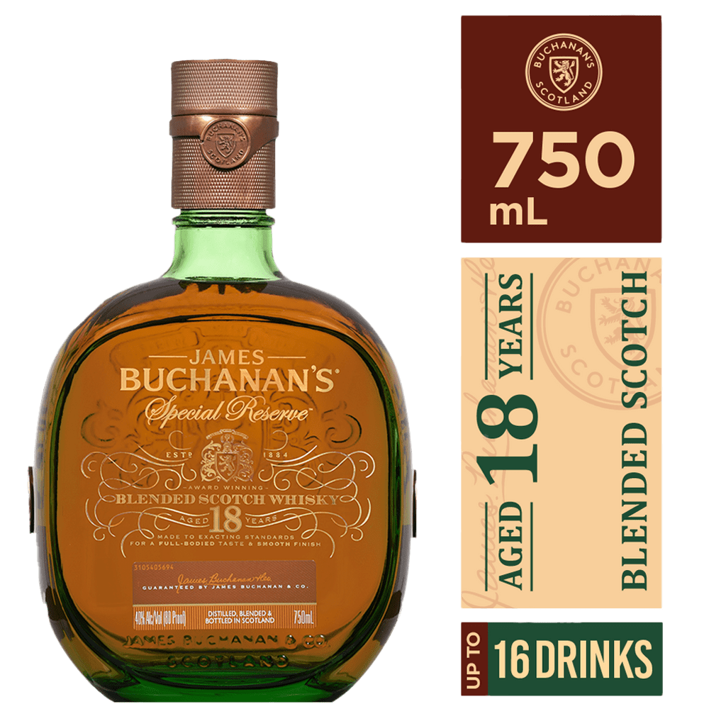 Buchanans Special Reserve 18 Yr Scotch Whisky 750ml - Naughty Grape