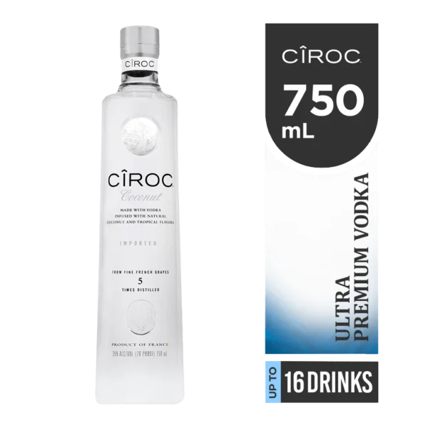Coconut Ciroc Bottle