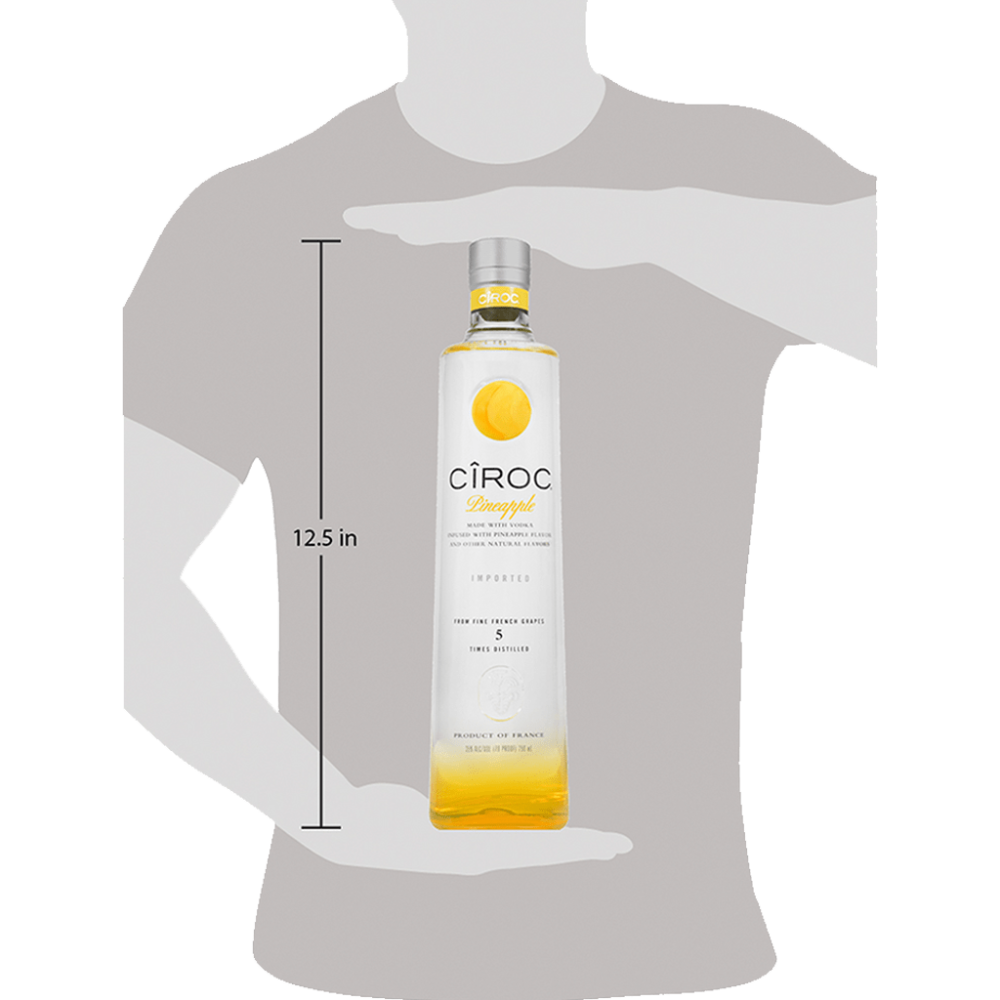 Ciroc Pineapple Vodka 750ml - Naughty Grape