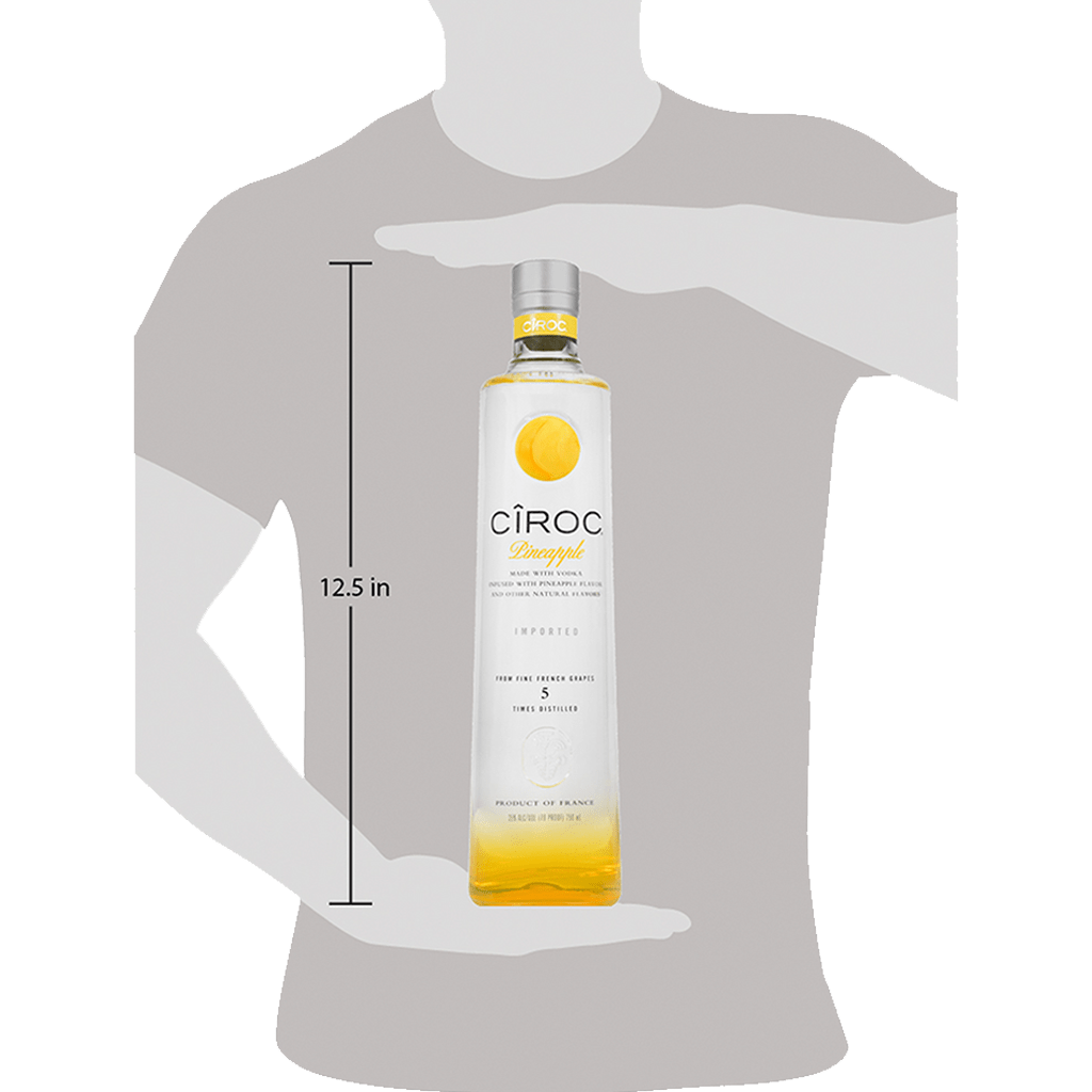 Ciroc Pineapple Vodka 750ml - Naughty Grape