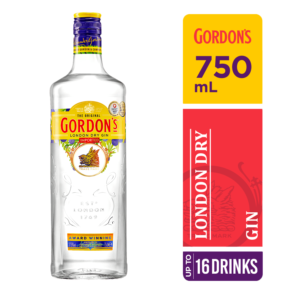 Gordon's London Dry Gin 750mL - Naughty Grape