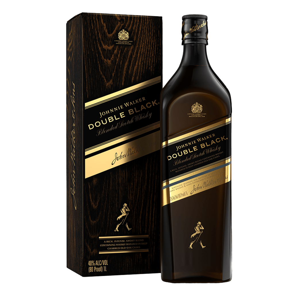 Johnnie Walker Double Black Scotch Whisky 1Lt - Naughty Grape