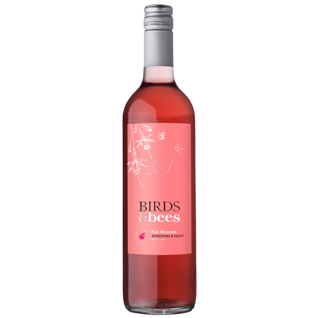 Birds & Bees Pink Moscato 750ml - Naughty Grape