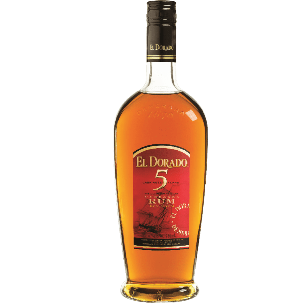 El Dorado 5 Year Old Gold Rum 750ml - Naughty Grape