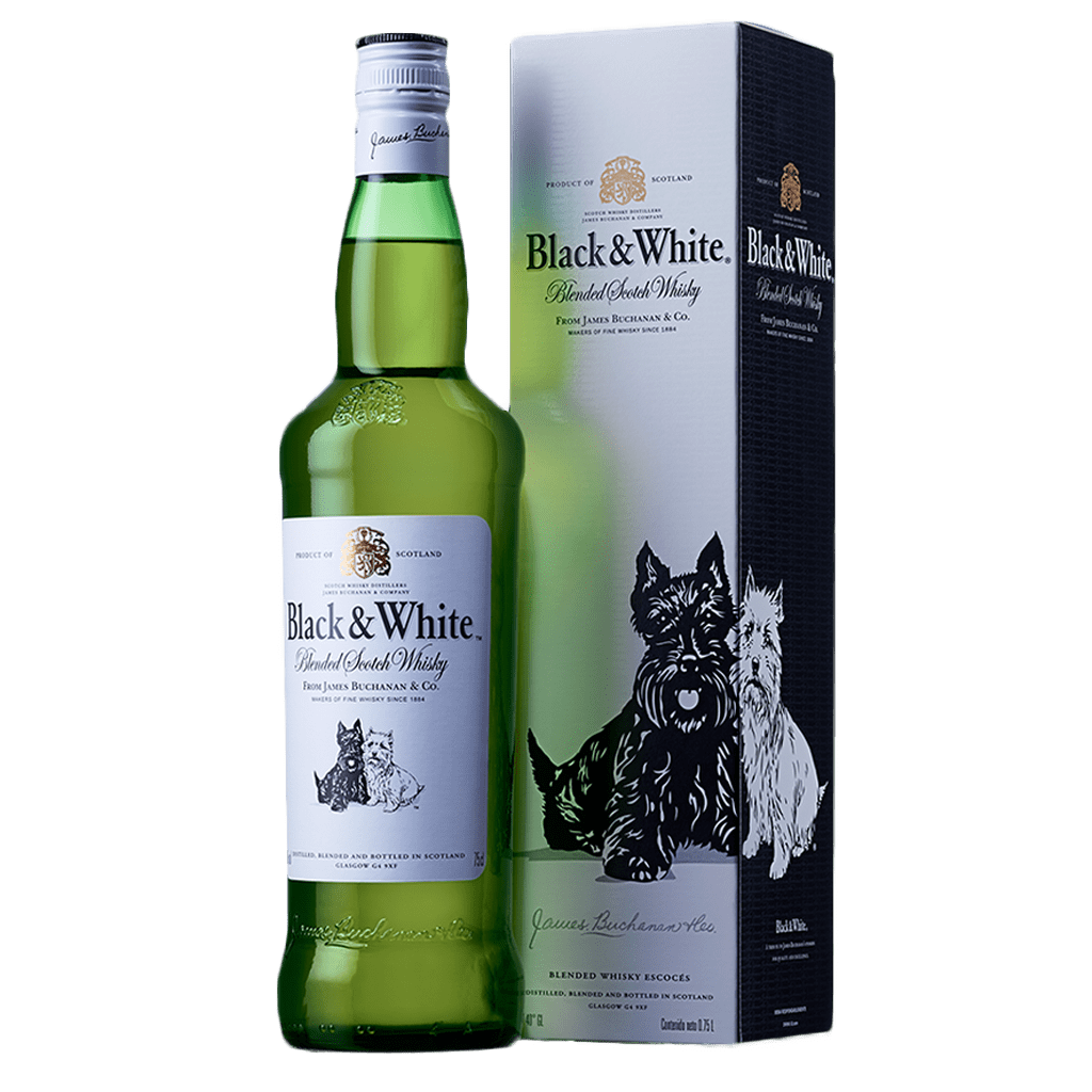Black & White Scotch Whisky 750mL - Naughty Grape