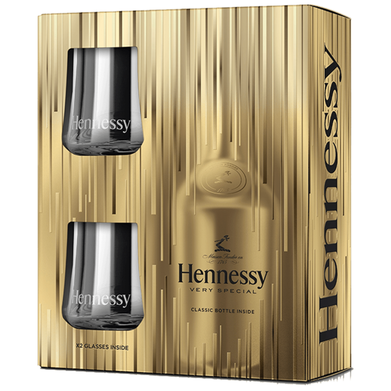 Hennessy VS Glass Gift Pack 700ml - Naughty Grape