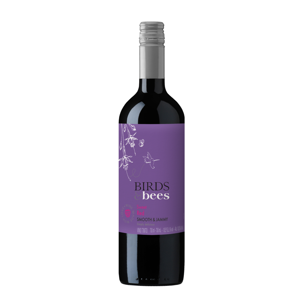 Birds & Bees Sweet Red 750ml - Naughty Grape